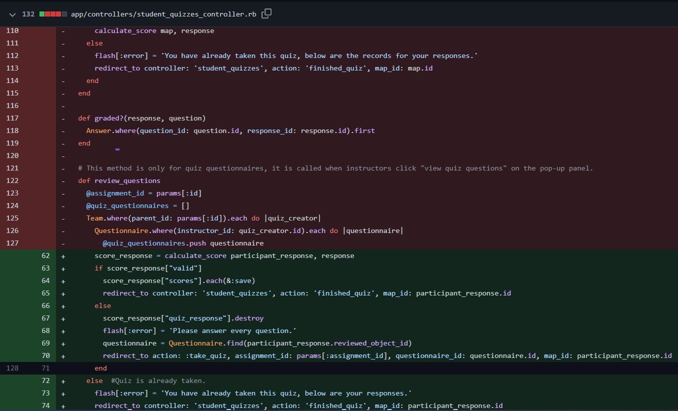 File:Student quizzes controller 2275(2).png - Expertiza_Wiki